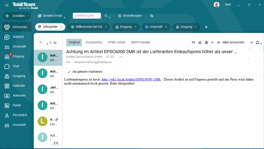 Wichtig: Tobit Team wird Standard Client – Karley Systemhaus